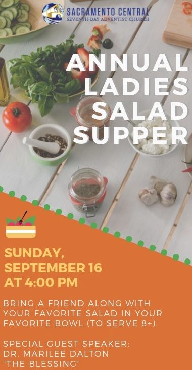 Ladies Salad Supper – Sacramento Central Seventh-day Adventist Church